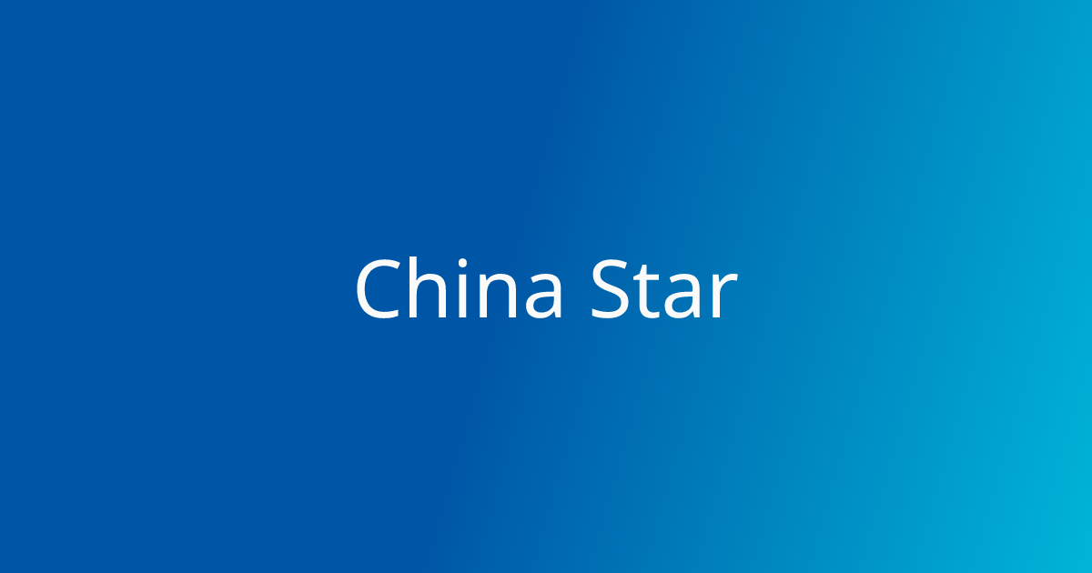 Order Authentic Chinese Online | China Star - Pickup Available